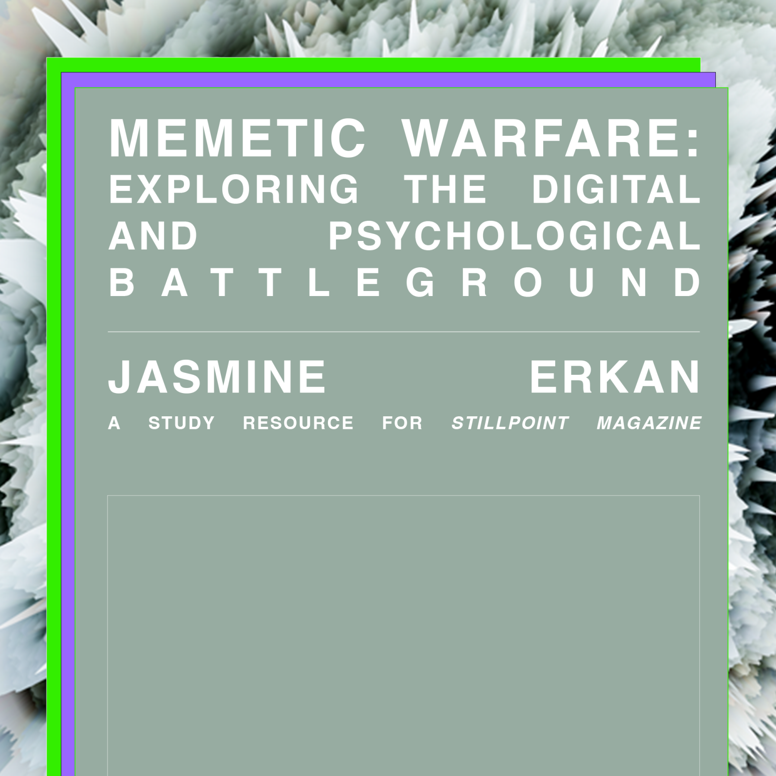 Memetic Warfare - Stillpoint Magazine